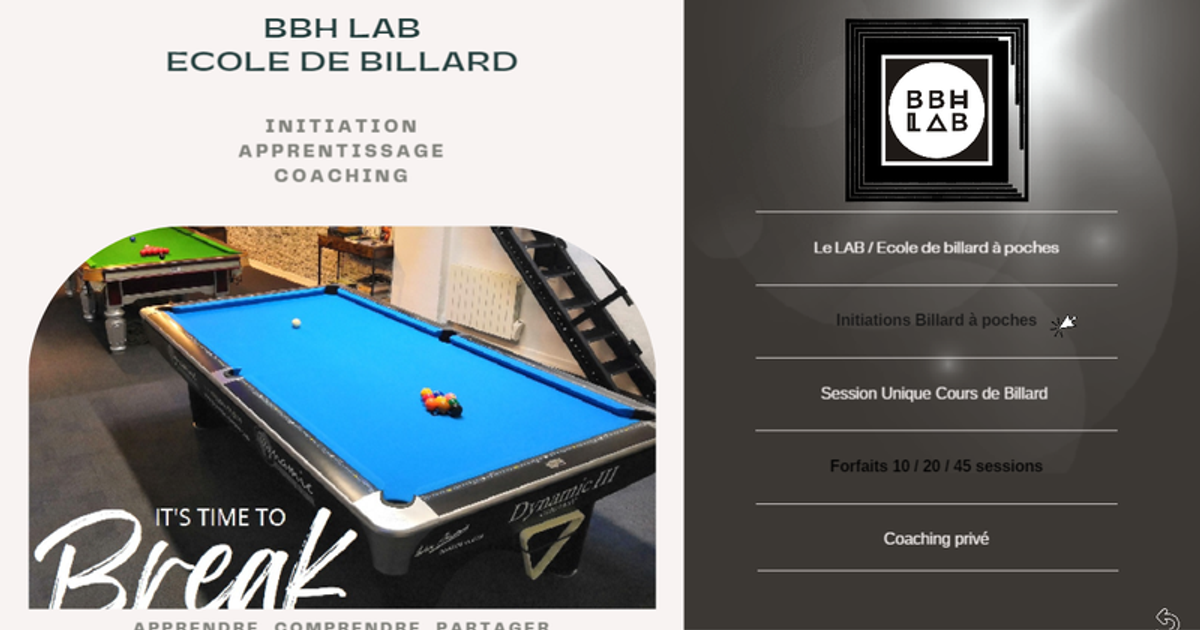 Cours de Billard